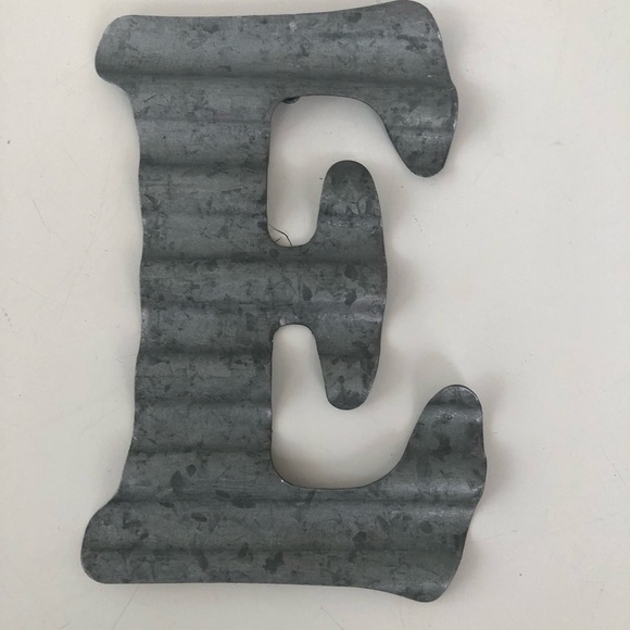 Wall Decor | Metal Letter E With Wall Mount | Poshmark